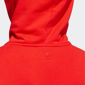 adidas | Sweaters | Adidas Pharrell Williams Basics Hoodie Vivid Red ...